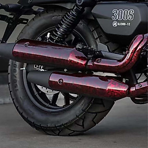 ASENDIWAY Red Forged Gloss Carbon Fiber Vinyl Wrap Roll Stretchable Decal Sticker Film Sheet Air Release DIY Decoration Vinyl