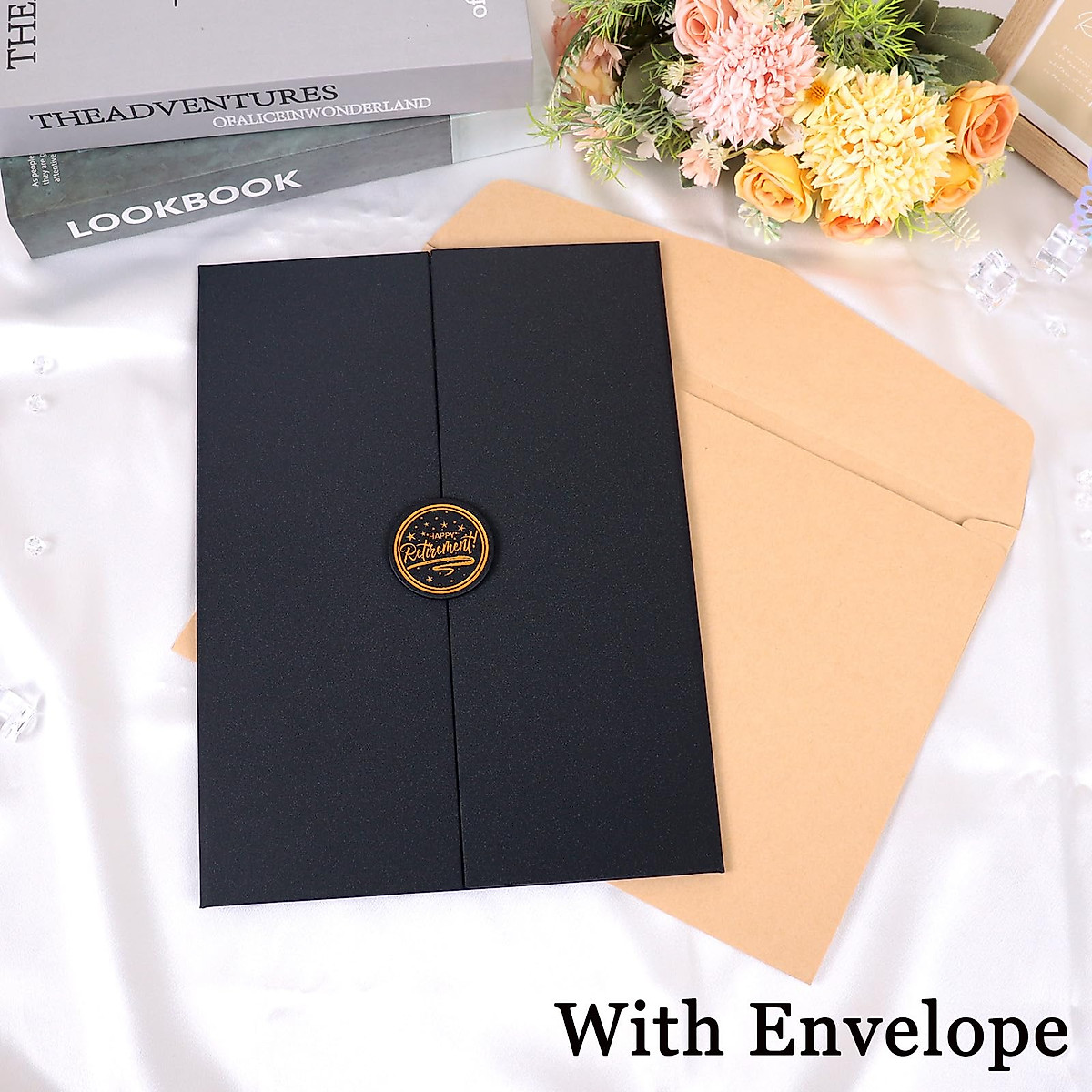 Roetyce Retirement Party Decorations, Funny Retirement Guest Book Alternative, Hapyy Retirement Decorations, Best Retirement Gifts for Women Men, Retirement Signature Board Book, Jumbo Retirement Card