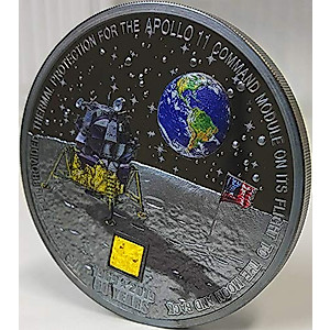 2019 DE Modern Commemorative PowerCoin Moon Landing Apollo 11 50th Anniversary 3 Oz Silver Coin 20$ Cook Islands 2019 Proof