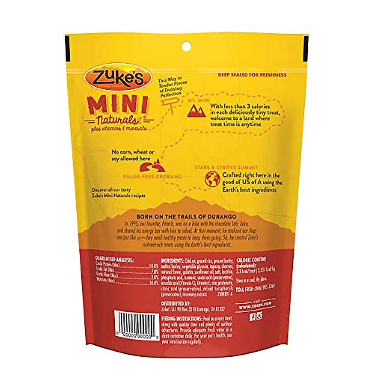 Zuke's Mini Naturals Dog Training Treats, Chicken Recipe, Soft & Tender Mini Dog Treats with Vitamins & Minerals, for All Breed Sizes, 6 OZ Bag (Pack of 3)