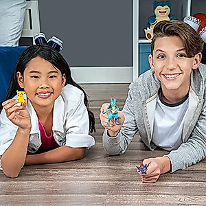 Pokemon Battle Figure Multipack Set - Features 2-Inch Pikachu and Zorua Figures Plus 3-inch Lucario Figure - Perfect for any Trainer