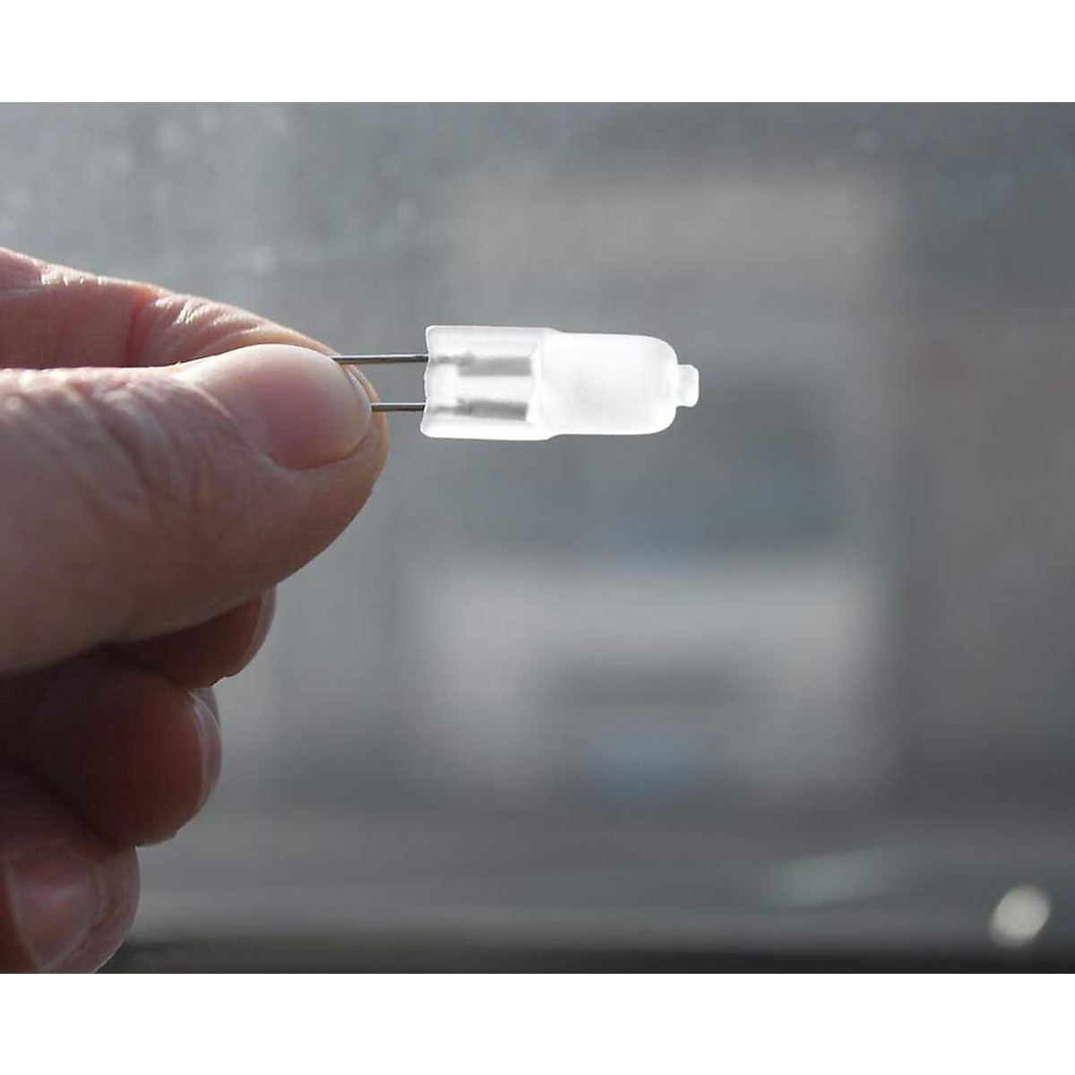 G8 Frosted Halogen Bulbs 20W G8 20 Watt 120V Halogen Light Bulbs T4 JCD Type 120V Bi-Pin Base G8 Lamp for Under Cabinet Puck Lighting, Frosted Glass Lens,Warm White,2700K,10 Pack