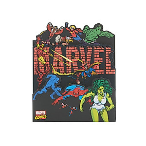 UK Greetings Marvel Birthday Card For Him/Boy/Friend With Envelope - Retro Pop-Up Design, With Iron-Man, She-Hulk, Spider-Man