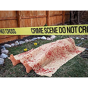 5.4ft Halloween Decorations Outdoor Props - Scary Hallowmas Back from The Grave Dead Victim Prop for Haunted House Party Decor(Assembly Needed)