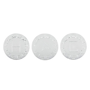 Danco 80677 , Inc. Index Button for Price Pfister Faucets, 3 Count (Pack of 1) Clear