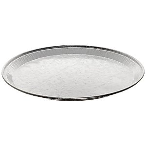 Durable Packaging Aluminum Cater Trays, Flat Tray, 12" Diameter X 0.56"h, Silver, 50/carton