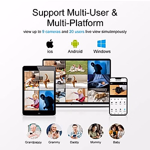 360 Light Bulb Security Camera Outdoor Weatherproof, 2K 4MP 2.4GHz Wireless WiFi Light Socket Security Cam Motion Detection Tracking Color Night Vision 2 Way Talk Easy Install Works with Alexa Google