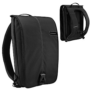 Brenthaven Prostyle Laptop Backpack For Office or School Use – Durable, Protection from Impact and Compression (Fits 15inch - Black)