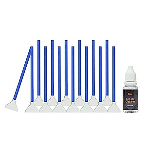 UES FFR24 Professional DSLR SLR Digital Camera CMOS and CCD Sensor Cleaning Swab Kits for Full-Frame Sensors: 14 X 24mm Full Frame Sensor Cleaning Swabs + 15ml Sensor Cleaner