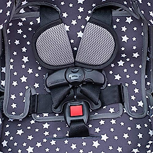 JYOKO Kids Cotton Cover Liner for car seat Compatible with Graco 4Ever DLX 4-in-1 (Winter Sky)