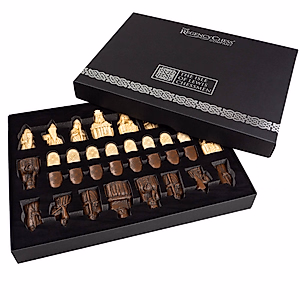 The Isle of Lewis Chessmen - Regency Chess Official Lewis Chess Set - 4 Queen Edition