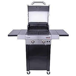Char-Broil 463632320 Signature TRU-Infrared 2-Burner Cart Style Gas Grill, Stainless/Black