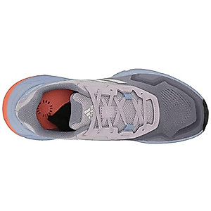 adidas Men's Terrex Soulstride Trail Running Shoe, Silver Violet/Crystal White/Coral Fusion, 8