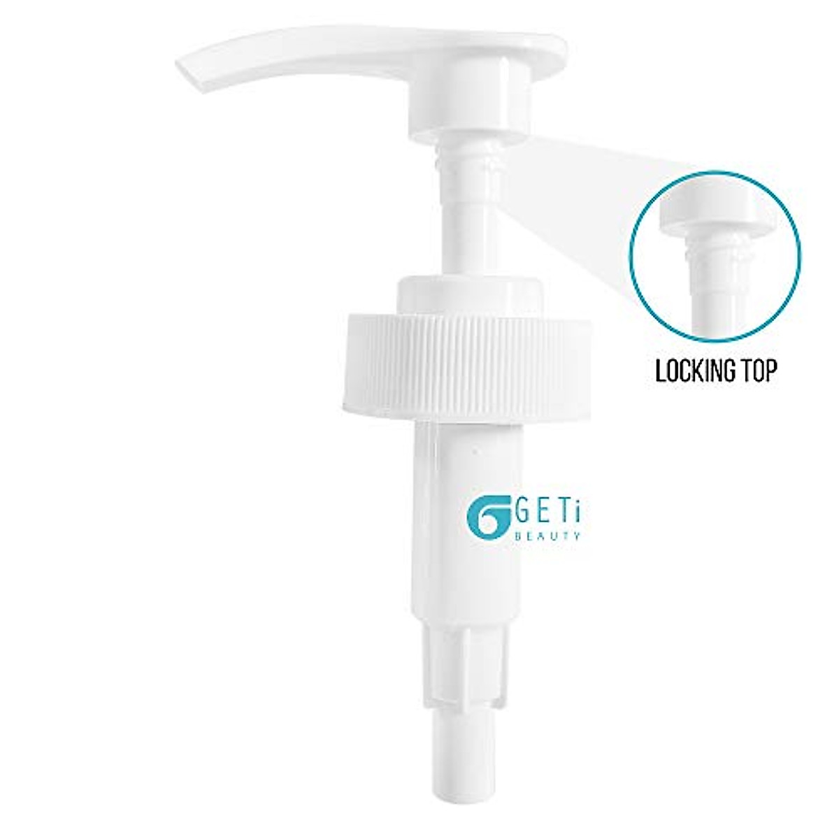 GETi Heavy Duty Liquid Dispenser Pump for Shampoo - Conditioner - Soap - Pet Shampoo - Fits Gallon - 128oz Bottles and Jugs 4cc Output - 1 Pack