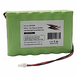 ZZcell® High Capacity Battery for 300-03866 Honeywell Alarm Lynx 5100, 5200, 5210, Lynx Touch 7000, Lyric Controller, Lyric Keypad LCP500-L, LYNXRCHKIT-SHA, OSA214, LCP500-4B, 7.2V, 3700mAh