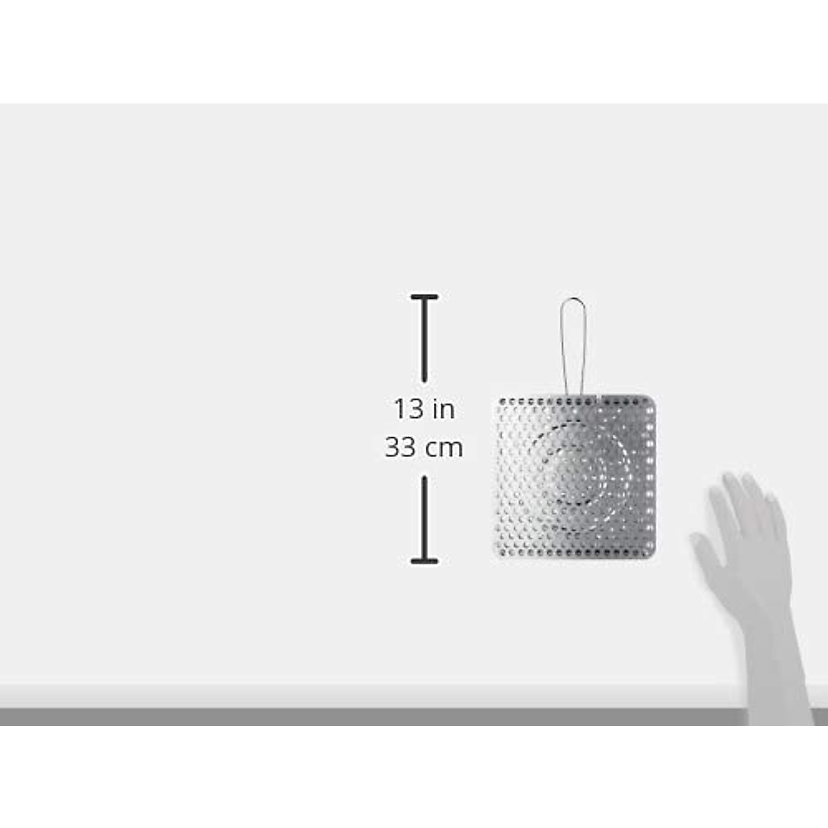 Ibili Classica Foldable Tin Plate Bread Toaster Camping Cookware, Ideal For Use On Gas Flame - Made in Spain - 20cmx20cm - 7.8"x7.8"