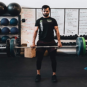 5Ft/6Ft/7Ft Olympic Barbell Weight Set 2 inch Bar Standard Weightlifting Bench Press Bar with 2 Clamps - Straight Bar Strength Training Bar, Barbell Bar Strength Home Gym Fitness Equipment