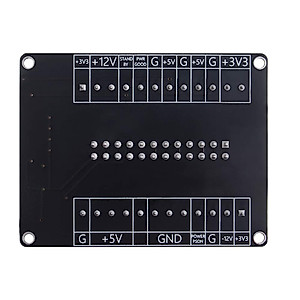 GeeekPi 24/20-pin ATX DC Power Supply Breakout Board Module Adapter, Terminal Block Breakout Module for Computer PC