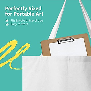 Artlicious Drawing Board - 13 x 17 Sketch Boards with Handle for Drafting Art - Portable Wooden Clipboard for Class or Studio Fit in Artists Tote