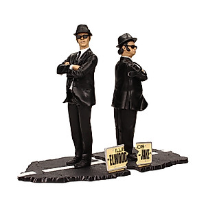 SD Toys Movie Icons The Blues Brothers Jake & Elwood Figure Set, 7"