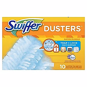 Swiffer 180 Dusters Multi Surface Refills, with Febreze Lavender & Vanilla scent, 10 Count (Packaging May Vary)