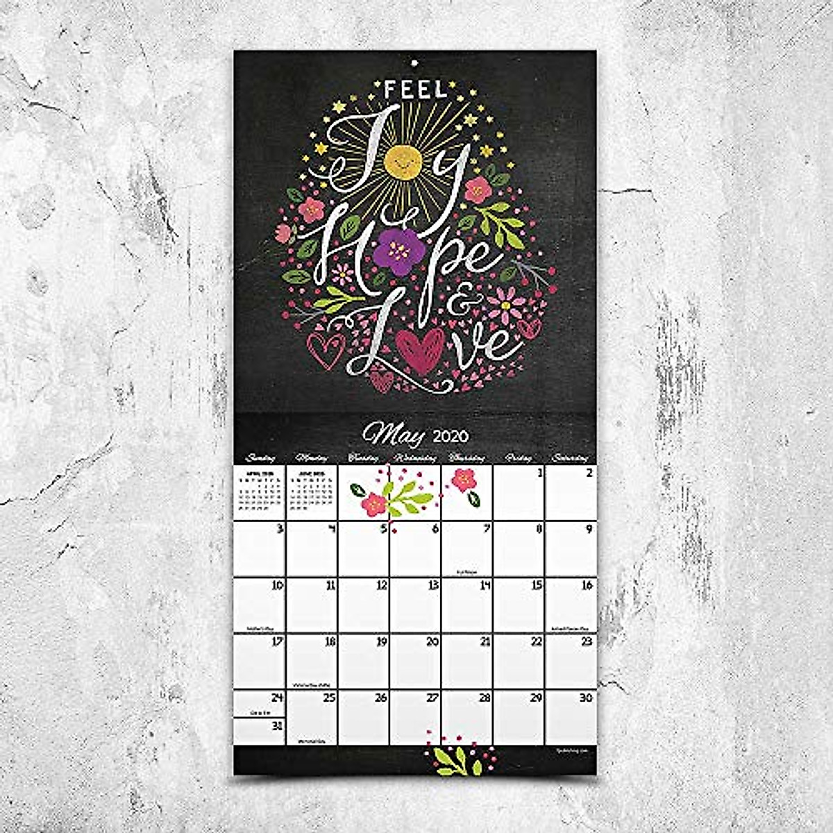 2020 Chalk It Up Mini Calendar