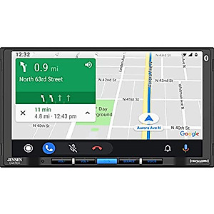Jensen CAR710X 7” Mechless Multimedia Receiver with Apple CarPlay l Android Auto l SiriusXM-Ready l Built-in Bluetooth l 240 Watts MOSFET Power (60W x 4)