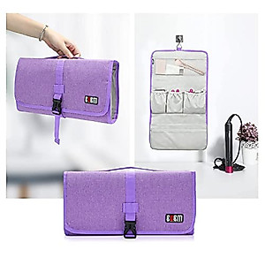 BUBM Waterproof Travel Storage Case Organizer for Dyson Airwrap, Pre-Styling Dryer, 4 Curling Barrels, 2 Smoothing Brushes and Volumizing Brush