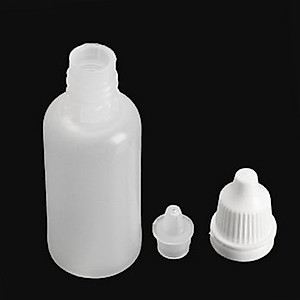 erioctry 50Pcs 8ML Empty Plastic Dropper Dropping Bottles(Drops of Plug Can Removable) Portable Plastic Dropper Refillable Bottles Containers (8ml)