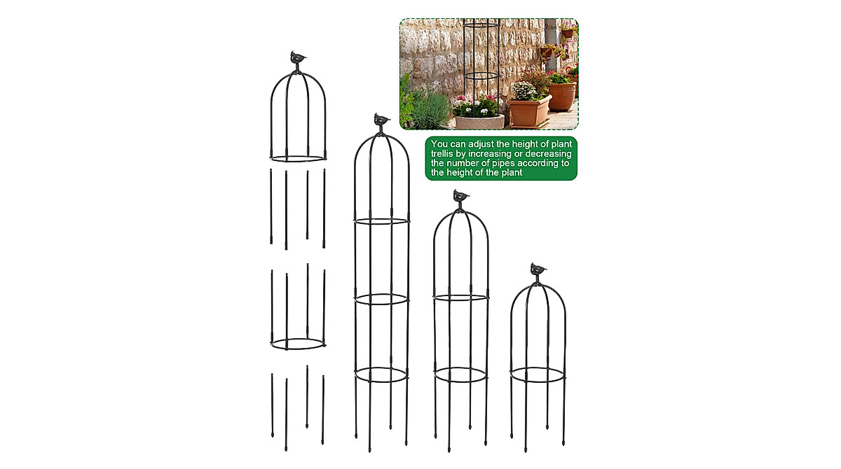 6 Feet Kalolary Garden Trellis for Climbing Plants