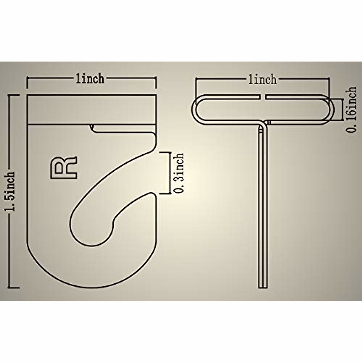 LeoHuks 20 Pairs Drop Ceiling Hooks for Office,Classroom & Home,Great for Hanging Plants,Signs,Lights & Decorations,Metal T-Bar Hooks for Suspended Drop Ceilings,Holds up to 20 lbs