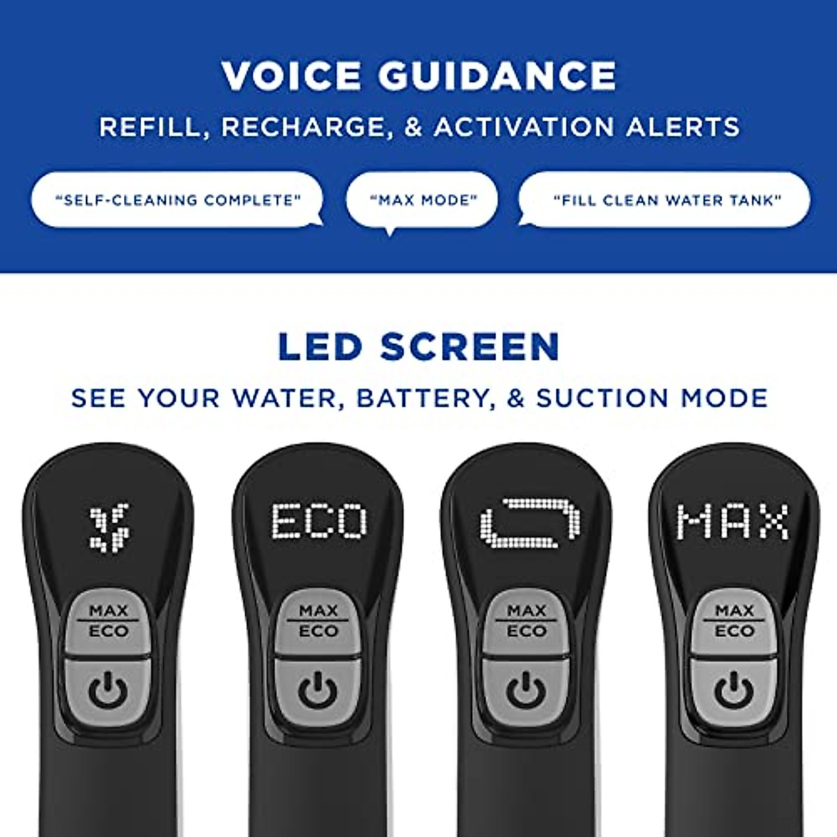 iHome WetVac WV5, Cordless Wet Dry Vacuum Cleaner and Mop, Self Cleaning Brush Roll, Dual Tank System, Multi Surface Hard Floor Cleaner, 45 Minute Runtime (Renewed)