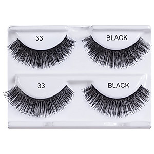 Andrea False Eyelashes Strip Lash Twin Packs, Two of a Kind 33 (Pack of 2)