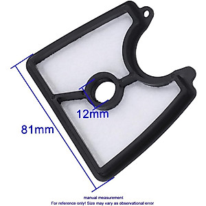 Anzac 545112101 125B Air Filter Fit for Husqvarna 125B 125BX 125BVX Leaf Blower Craftsman 358794810 358794811 Blower Tune Up Kit Jonsered B2126 BV2126 Handheld Blower Model Parts Replace 597797901