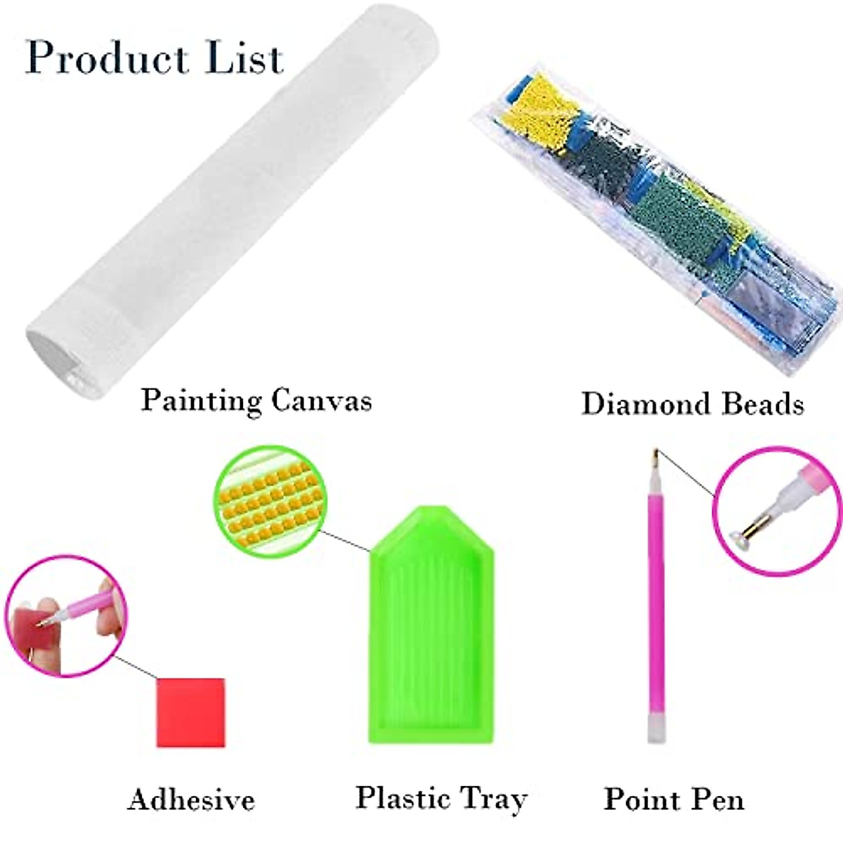 5D Diamond Painting Kits Christmas Angel Stained Glass DIY Diamond Full Round Drill Diamond Art Painting for Adults with Accessories for Home Wall Decor 30x30cm/11.8x11.8in