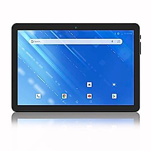 Tablet 10 inch Android Tablets, Google Certified, 2+32GB, 5GHz/2.4GHz WiFi, 1280×800 HD IPS Display, WiFi, Bluetooth, Dual Camera, 6000mAh Battery, Black/Silver (Black 2, 2.4wifi)
