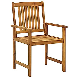 AJSEOYBS Patio Chairs with Cushions,Oversized Wooden Rocking Chair,All Weather Resistant Porch Rocker Suitable for Backyard, Porch, Balcony, Poolside 4 Pcs Solid Acacia Wood