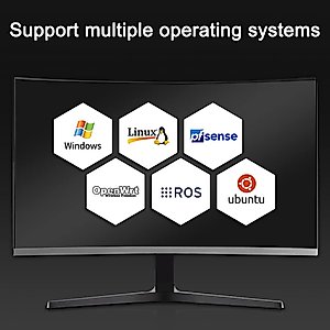 MOGINSOK 2.5GbE Linux Firewall Micro Appliance Celeron N5105 4xIntel I226 Nic Firewall Router PC Barebone No Ram No SSD AES-NI