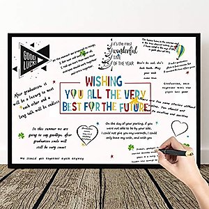 Farewell Party Decoration Large Farewell Card 13.8 x 21.6 inch Jumbo Coworker Goodbye Card Good Luck Office Gaint Greeting Card Guest Poster for Coworker Going Away Party Supplies()