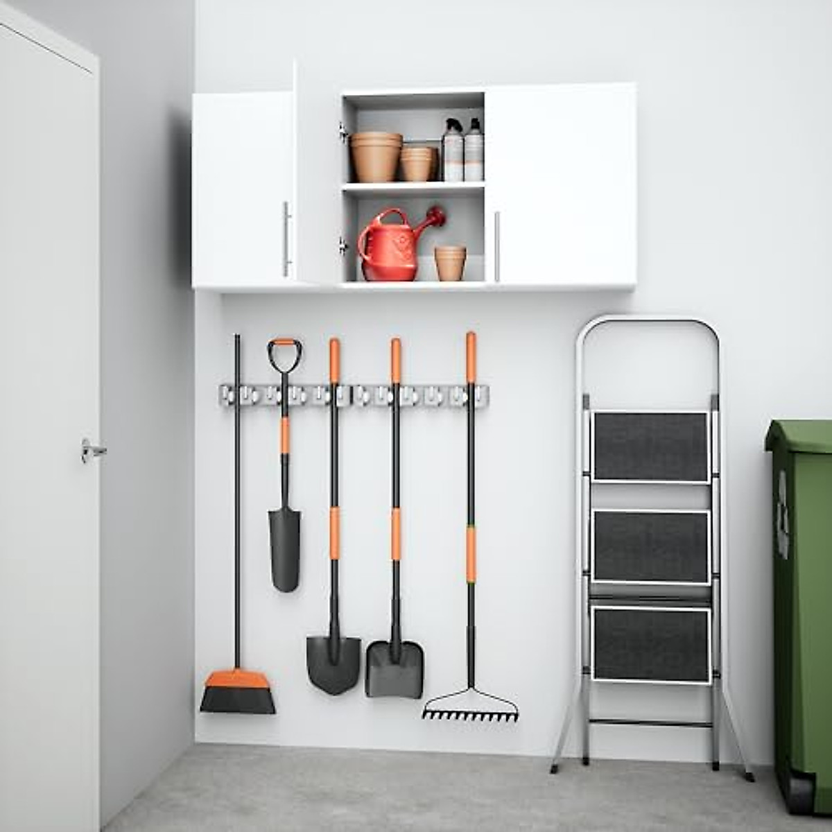 Prepac Elite 3-Door Wall Cabinet/Pantry Storage Cabinet | White, 54W x 24H x 12D | Versatile Garage Wall Cabinet by Prepac