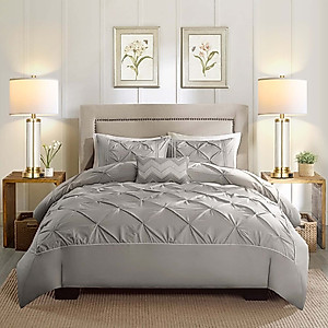 QiMH Touch Control Table Lamp Set of 2 with USB Ports, 3-Way Dimmable Nightstand Lamp with Fabric Cream Shade, Modern Bedside Lamp for Living Room Bedroom Reading, LED Bulbs Included