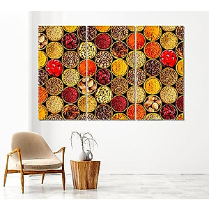 Various Spices Canvas Print 1 Panel / 36x24 inches