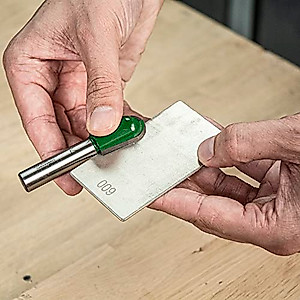 Trend Complete Credit Card Diamond Sharpening Kit with 180/300 & 600/1000 Grit Stones, Lapping Fluid, Non-Slip Mat, Cleaning Block & Sharpening Guide, DWS/KIT/D