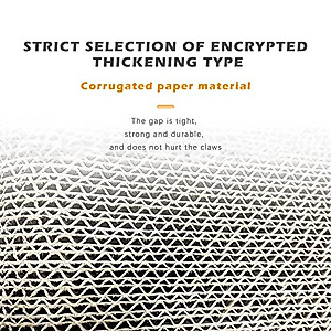 Magic Organ Cat Scratching Board ,Organ Cardboard Cat Scratcher for Indoor Cats Toys (1pcs)