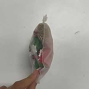 Souarts Pack of 50pcs Christmas Clips, Snowflake Red Wood Clothespins for Game Favors Craft, Wood Clips Set for Card Paper Photo Photography Activity (Red)