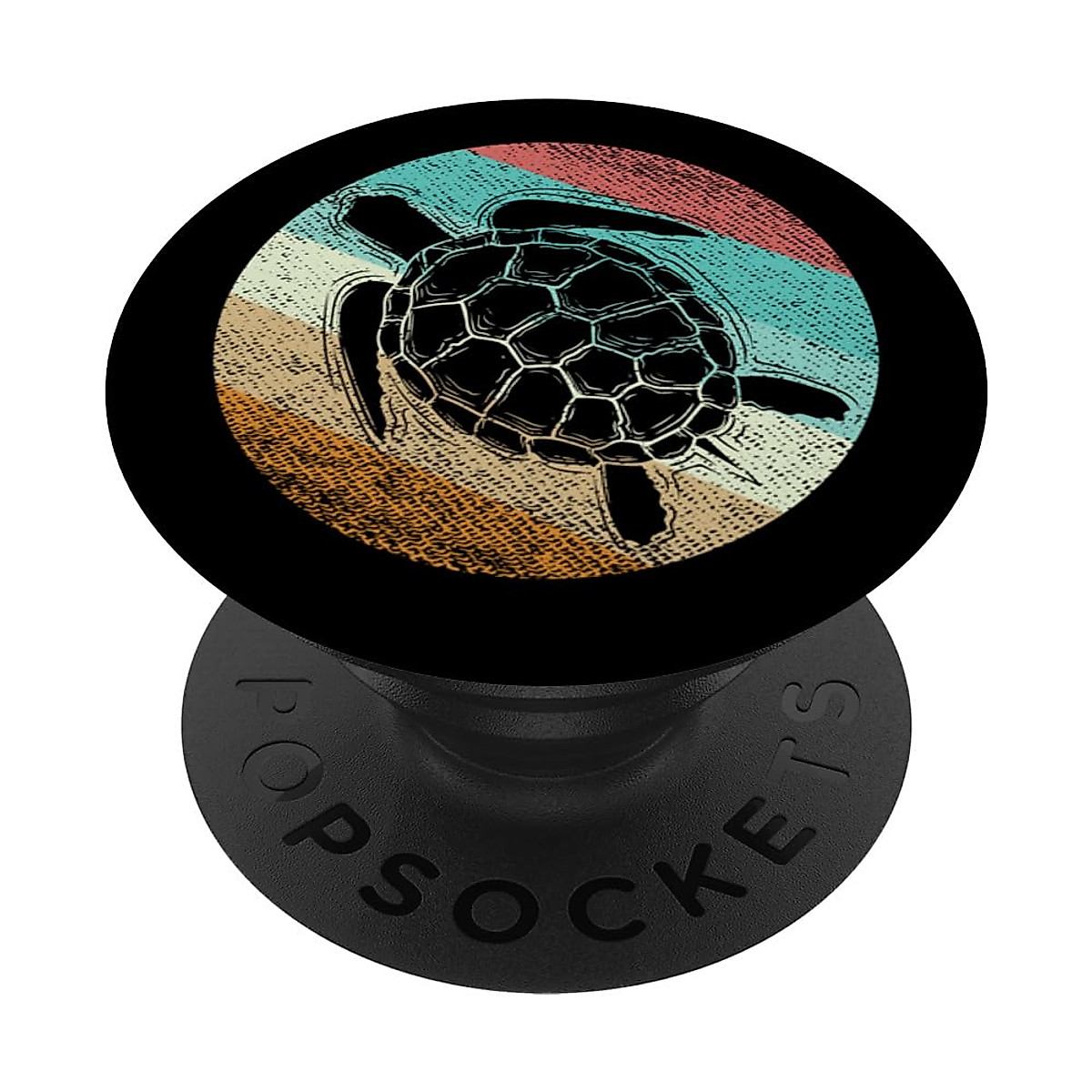 Turtle swimming in the Sea PopSockets Standard PopGrip