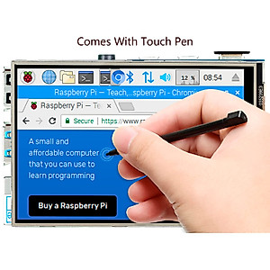 waveshare 3.5 inch Touch Screen TFT LCD 480x320 Pixel Display Monitor SPI Interface XPT2046 Controller, for Raspberry Pi 4B/3B+/3B/2B/Zero/Zero W/Zero WH