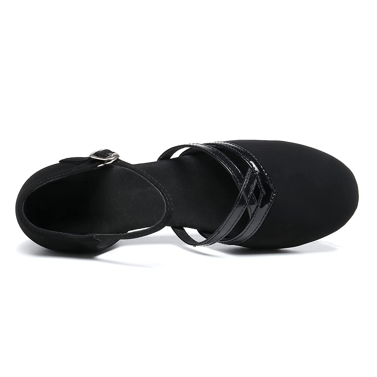 Women's Latin Dance Shoes Ballrooom Dance shoes Latin Salsa Bachata Shoes Closed Toe Ankle Strap Salsa Tango shoes