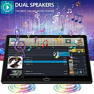 EITOMIN Tablet 2024 Newest Android13 Tablet 10 inch WiFi Tablet,2in1Tablet with Keyboard,4G Cellular 64ROM 1TB Expand Octa-CoreProcessor,FHD1080P,13MP Camera, Bluetooth5.0/GPS/Stylus/Mouse/Case Black