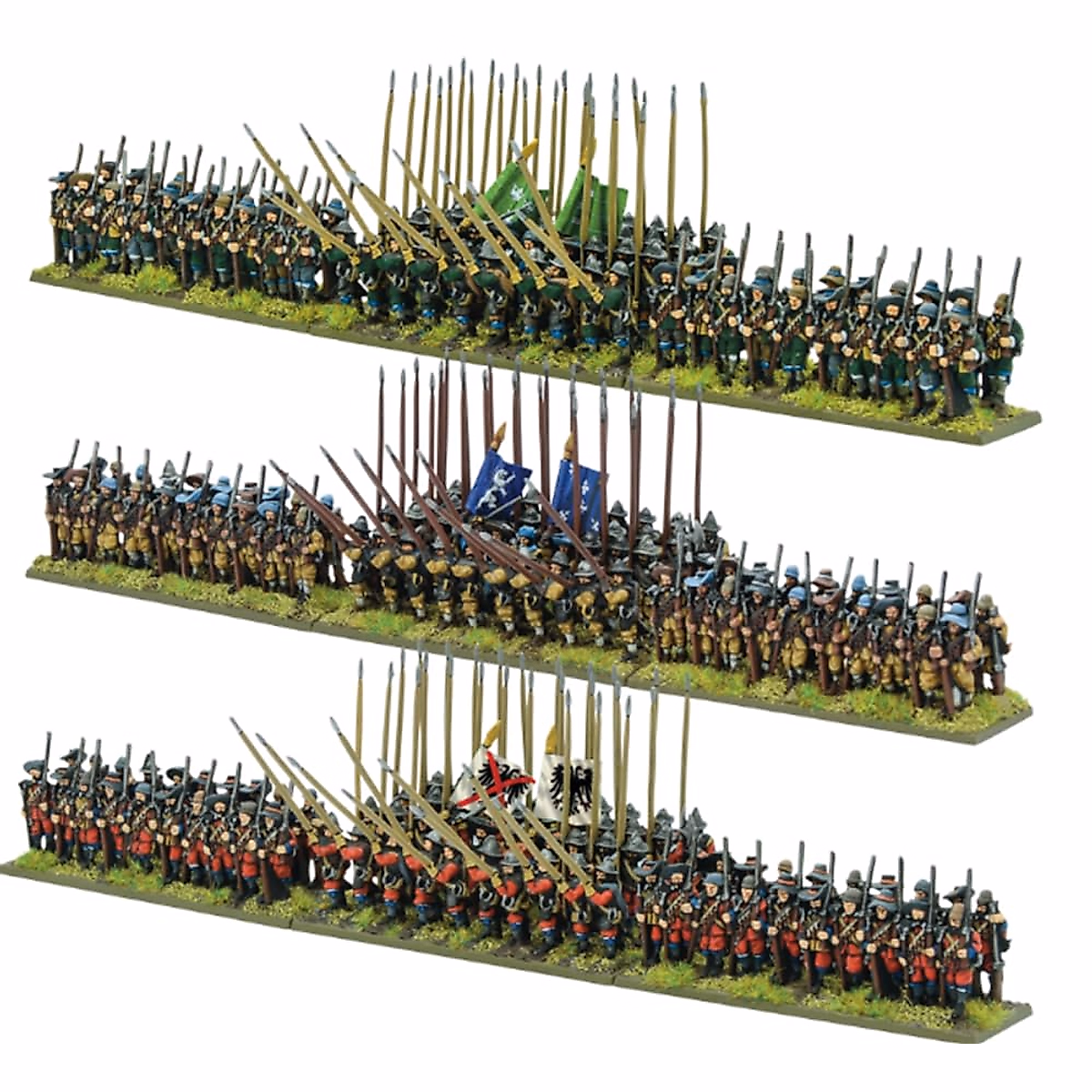 Warlord Games Pike & Shotte Epic Battles Thirty Year's War Infantry Battalia Military Table Top Wargaming Plastic Model Kit 212012001